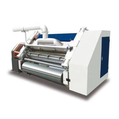 China 380V Fingerless Type Steam Electric Oil Heating Single Facer Corrugated Cardboard Making Machine for sale
