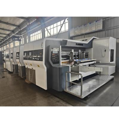 China Carton Box Making Machine Automatic Corrugated Cardboard Flexo Die Cutter / Printer for sale