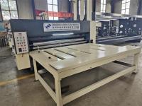 China Semi-automatic Carton Chain Feeder Flexo Printing Slotting Rotary Die Cutting Machine for sale