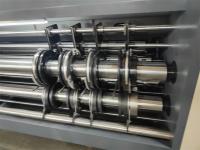 China Semi Automatic Carton Printing Slotting Rotary Die Cutting Machine with Chain Feeding for sale