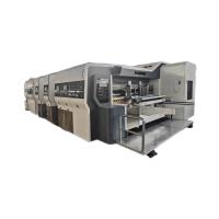 China 1-6 Colors Printing Automatic Corrugated Carton Box Pizza Box Slotter Die Cutting Machine for sale