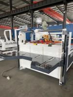 China Semi Automatic Folder Gluer Machine for Corrugated Cardboard Speed Of Machinery 1-75m/min for sale