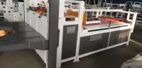 China Semi Automatic Folder Gluer Machine for Corrugated Cardboard Speed Of Machinery 1-75m/min for sale