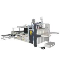 China Customized Voltage Semi Auto Glue Pasting Machine for Corrugated Carton Box Board Folder for sale