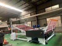China Wood Packaging Material Automatic Stacker Carton Machine for High Speed Printing for sale