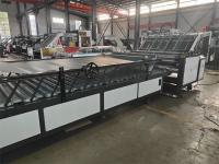 China High Productivity Semi-auto Corrugated Board Flute Laminating Machine 13.5m x 2m x 2.9m for sale