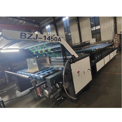 China Film Packaging Semi-automatic Carton Cardboard Flute Laminating Machine for Beverage for sale