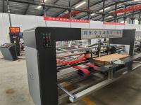 China Paper Forming Machine for Corrugated Cardboard Box Folding and Gluing in Food Beverage for sale