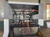 China Plastic Film Packaging Material Cutting Machine for Pizza Box Making offered by LIHENG for sale