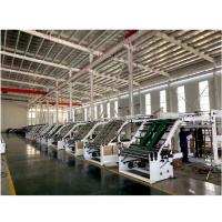 China Corrugated Carton Box Paper Flute Lamination Machine Precision ±1MM 13.5m x 2m x 2.9m for sale