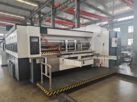 China Auto Feeder 3colors Flexo Printing Slotting Die Cutting Machine for High Speed Printing for sale