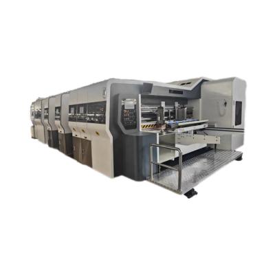 China Speed Automatic Flexo Printing Slotting Die Cutting Machine for Corrugated Carton Making for sale