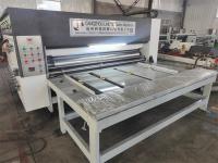 China Corrugated Carton Box Chain 3 Color Printing Slotting Die Cutting Machine for Paper Forming for sale