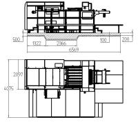 China 1200*960*2200mm Automatic High Speed Flatbed Diecutting Creasing Machine For Corrugated Cardboard Carton Box for sale