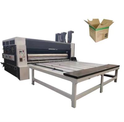 China Semi Automatic Flexo Printing Machine 2 3 4 Color Printer Slotter Die Cutter for Boxes for sale