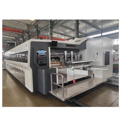 China 18000 KG Capacity Flexo Printing Die-cut Machine for Retail Fruit Box Manufacturing for sale