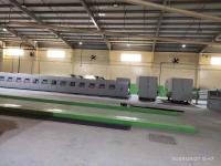 China Uniform Speed Cutting Accuracy 5 Ply Corrugated Cardboard Production Line 100-1600mm for sale