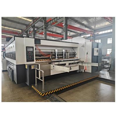 China High Speed Corrugated Carton Cardboard Flexo Printing Diecutting Slotting Machine for sale