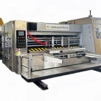 China 380V Corrugated Cardboard Paper Flexo Carton Box Printing Slotting Making Printer Machine 18000 KG for sale