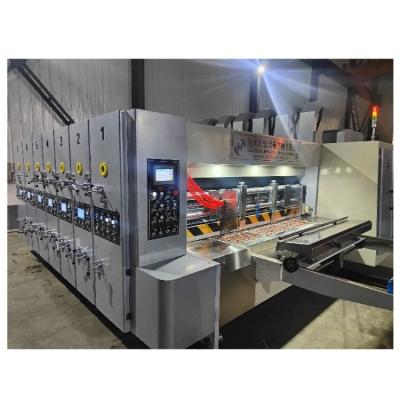 China High Speed Corrugated Cardboard Flexo Printing Slotting Machine with Paper Forming for sale