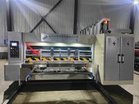 China 220V Carton Box Packing Corrugated Cardboard Rotary Die Cutting Machine Flexo Printing Pizza Box Machine for sale