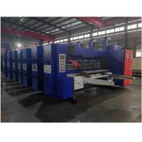 China 220V Corrugated Carton Box Flexo Printer Cardboard Printing Die Cutting Machine With Slotter And Die-cutter for sale