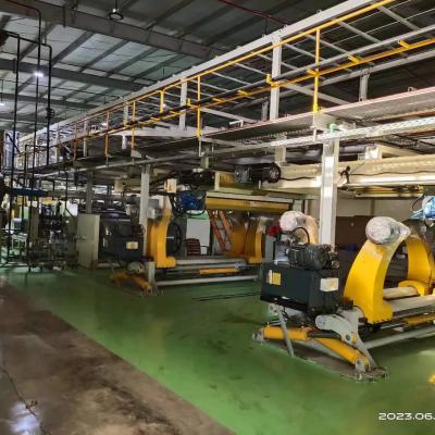 China Automatic Grade Automatic Corrugated Cardboard Production Line Plant Making Machine for sale