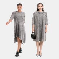 China Washed Women Denim Dress Girls Family Matching Summer Business Casual Women for sale
