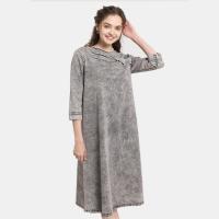 China Washed Women Denim Dress Girls Family Matching Summer Business Casual Women for sale