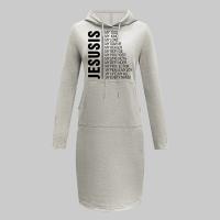 China Straight Fashion Women Oversized Hoodie Dress 98cm 104cm Length Sport Dresses Casual for sale