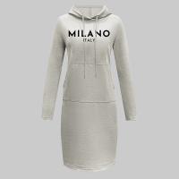 China Breathable Polyester Cotton Women'S Dress Dry Cleaning Plus Size Comfort for sale