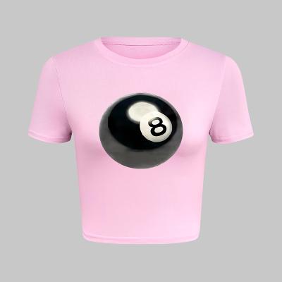 China Versatile Comfortable Women T Shirts  Custom Size Short Sleeve T Shirt Print for sale