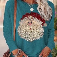 China Digital Printing 65cm Long Sleeve Tops Personalized Designs Crew Neck Long Sleeves for sale