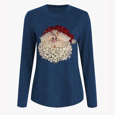 China Digital Printing 65cm Long Sleeve Tops Personalized Designs Crew Neck Long Sleeves for sale
