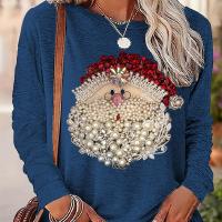 China Digital Printing 65cm Long Sleeve Tops Personalized Designs Crew Neck Long Sleeves for sale