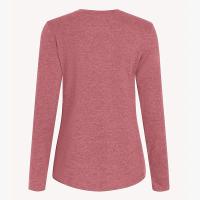 China Customizable Dark Blue Long Sleeves Rose ODM T Shirts For Women for sale