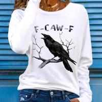 China White Base Women Tops Knitting Cotton Long Sleeve Top ODM For Regular Comfort for sale