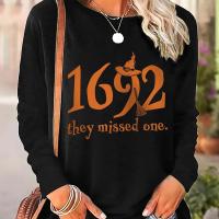 China Personalized Print Women Tops Comfortable  Black Long Sleeve Shirt Khaki Color Shirt OEM for sale
