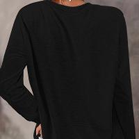 China Loose Women Sportswear Tops Long Sleeves Round Neck Hoodie Breathable Type for sale