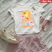 China Casual Style Solid Pattern No Pocket T-Shirt for Women with Round Neckline and Short Sleeves for sale