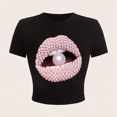 China Close-fitting Personalized Design Cotton T-shirt for Everyday Wear in S/M/L/XL/XXL Sizes for sale