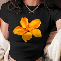 China Black Short Sleeve T-Shirt with Straight Hemline for Everyday Wear for sale