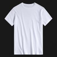 China White Womens Basic T Shirts Personalized Patterns  White Long Sleeve Crew Neck XL for sale