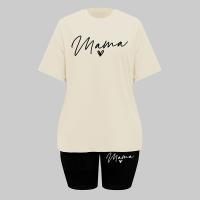 China Short Sleeve White Co Ord  Women Breathable Comfortable  2 Piece Set for sale