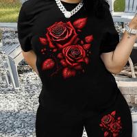 China Outdoor Events Women Two Piece Outfits Round Neck Beach Trips Summer Co Ord for sale