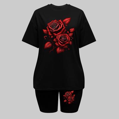 China Outdoor Events Women Two Piece Outfits Round Neck Beach Trips Summer Co Ord for sale
