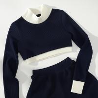 China Pullover Closure Women Two Piece Outfits Yellow White  Matching Set Outfits for sale
