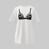 China Round Neckline Women T Shirts XS Size Loose Fit Basic Crew Neck T Shirt for sale