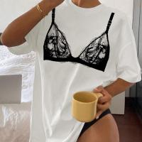 China Round Neckline Women T Shirts XS Size Loose Fit Basic Crew Neck T Shirt for sale