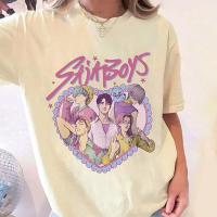 China 68cm 69cm V Neck T Shirts Women  White Cotton Crew Neck T Shirt S M L for sale